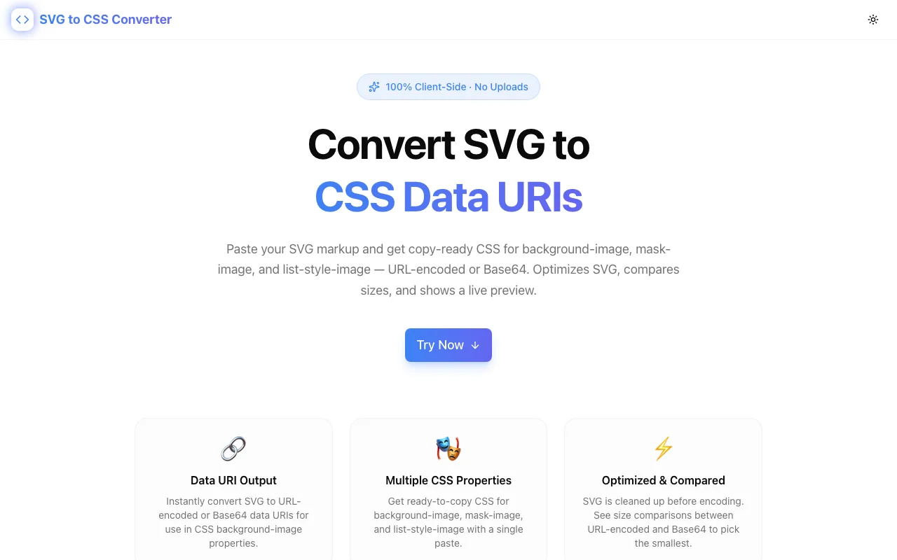 Stop Serving SVGs as Separate Files — Convert Them to CSS Data URIs ...